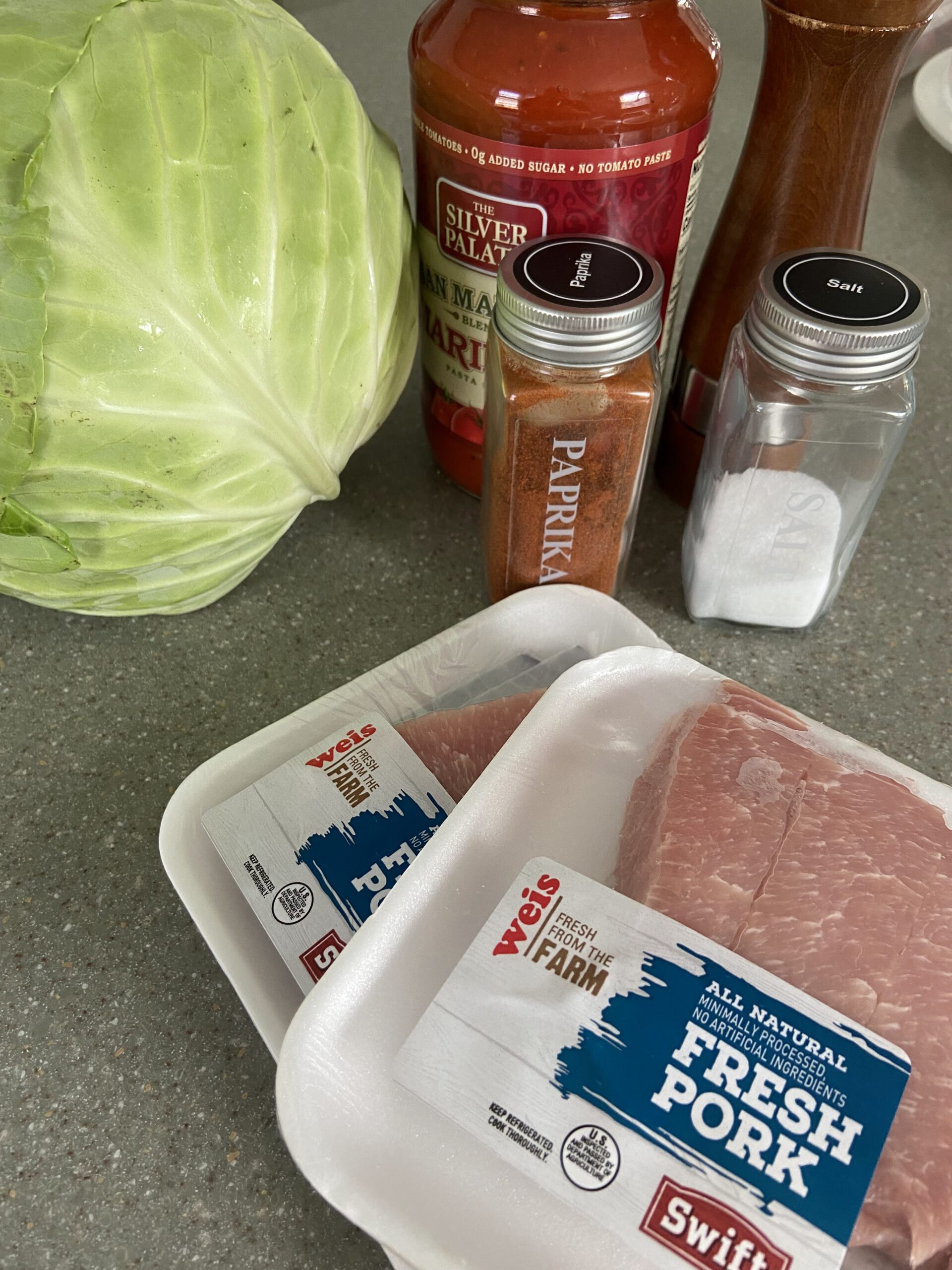 Easy 3-Ingredients Stewed (Braised) Cabbage with Pork - Emmandi's Kitchen